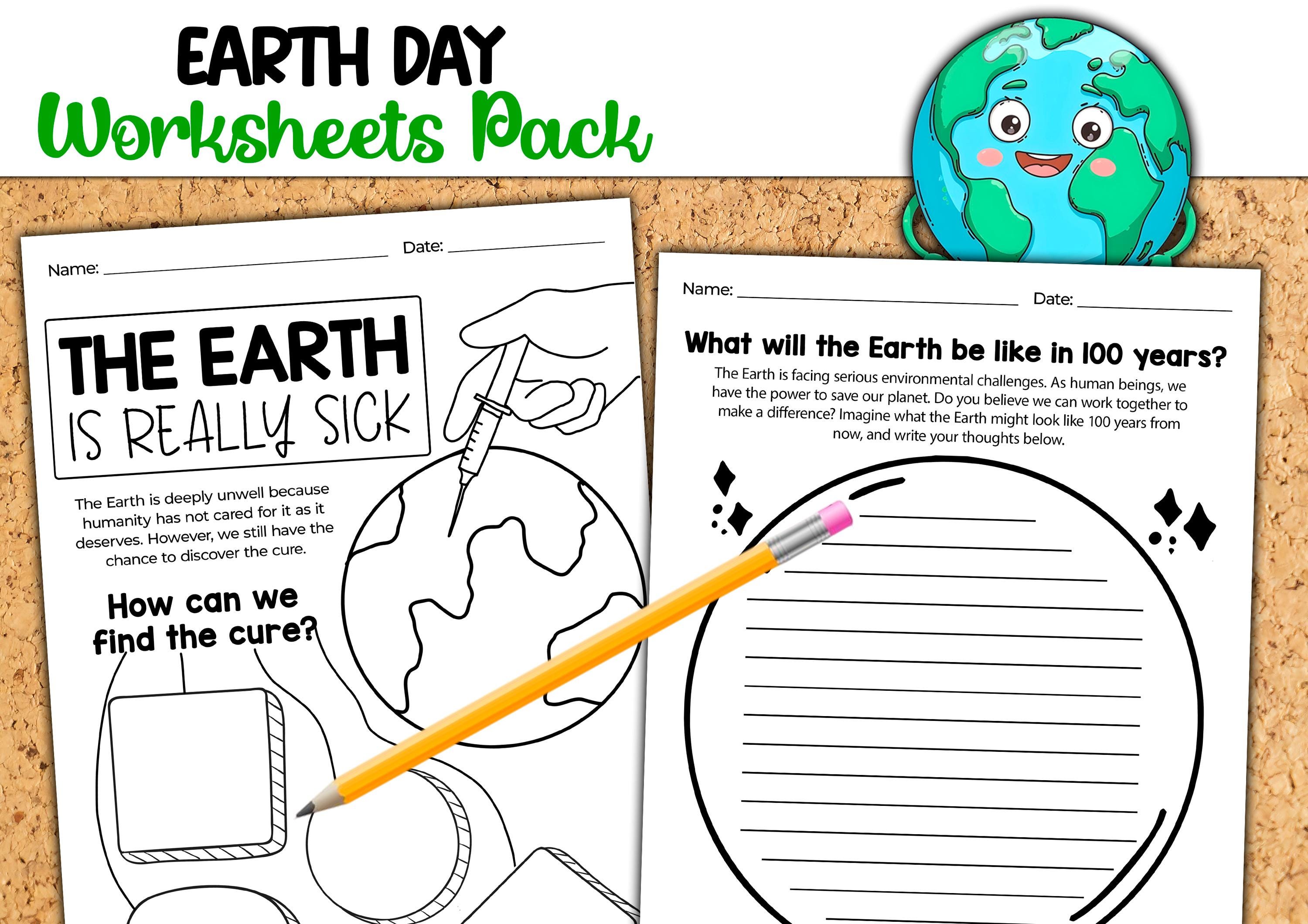 Earth Day Activity Worksheets FUN & CREATIVE | Earth Day Ecology and ...