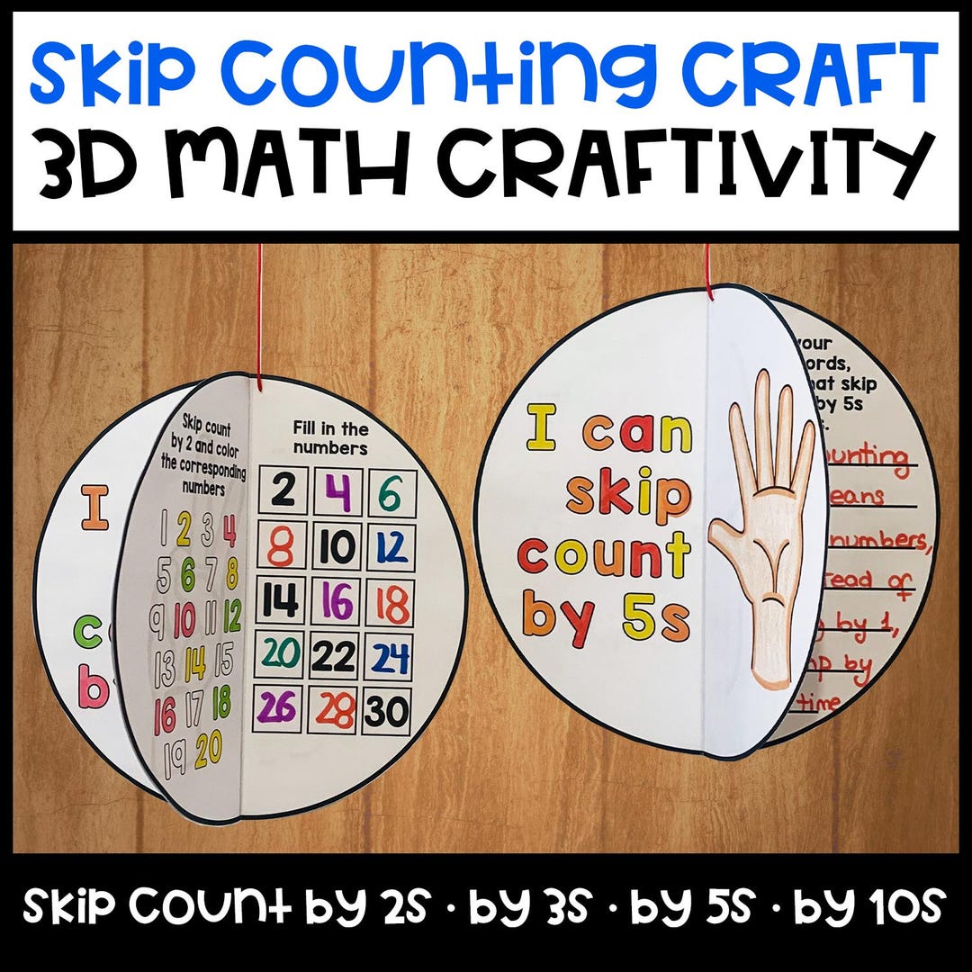 Skip Counting Activity | Skip Counting Practice Activities | Math ...