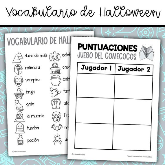 Spanish Halloween Activity Halloween At Ho… | Free Interactive