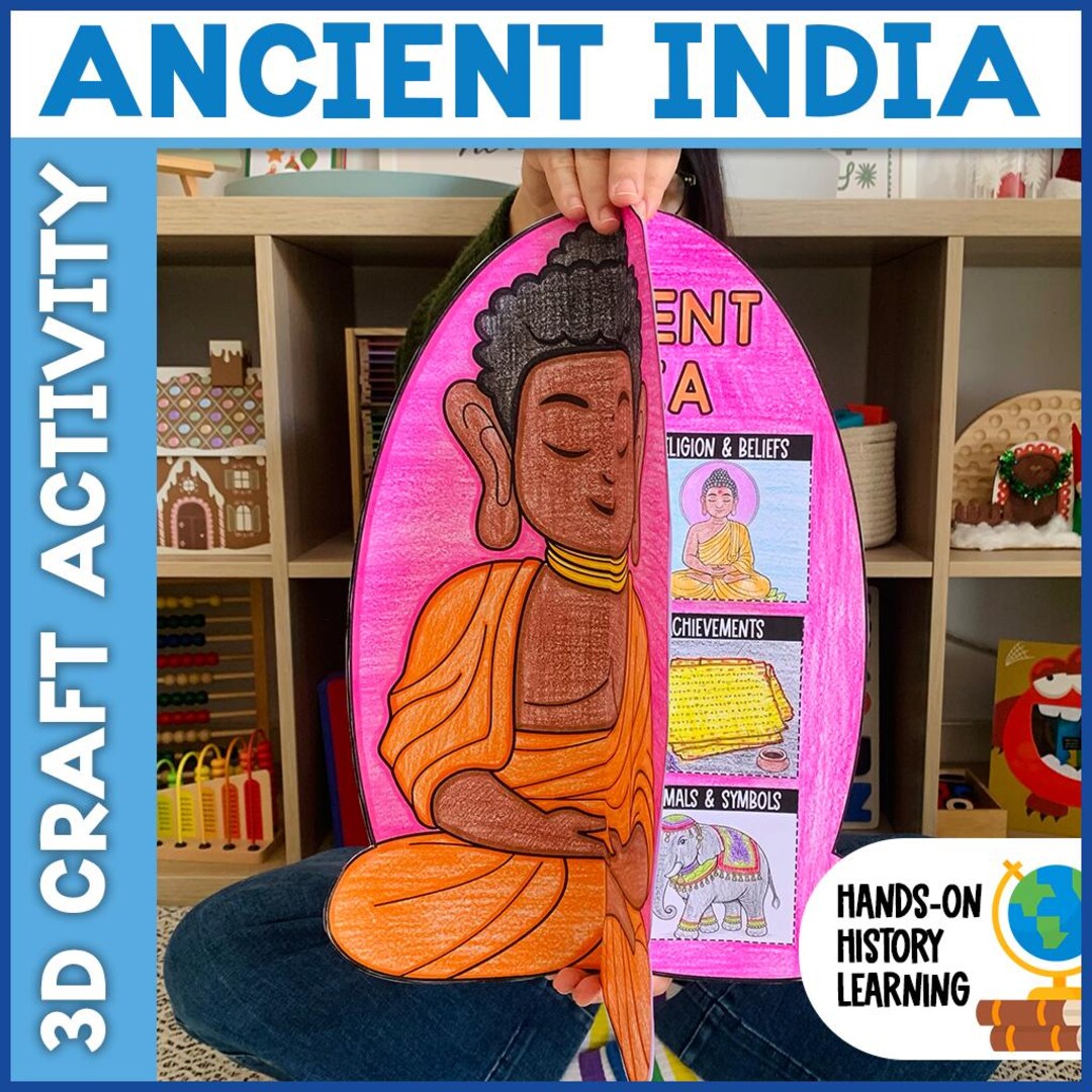 Ancient India Project Activity | Buddha 3D Craftivity | Ancient ...