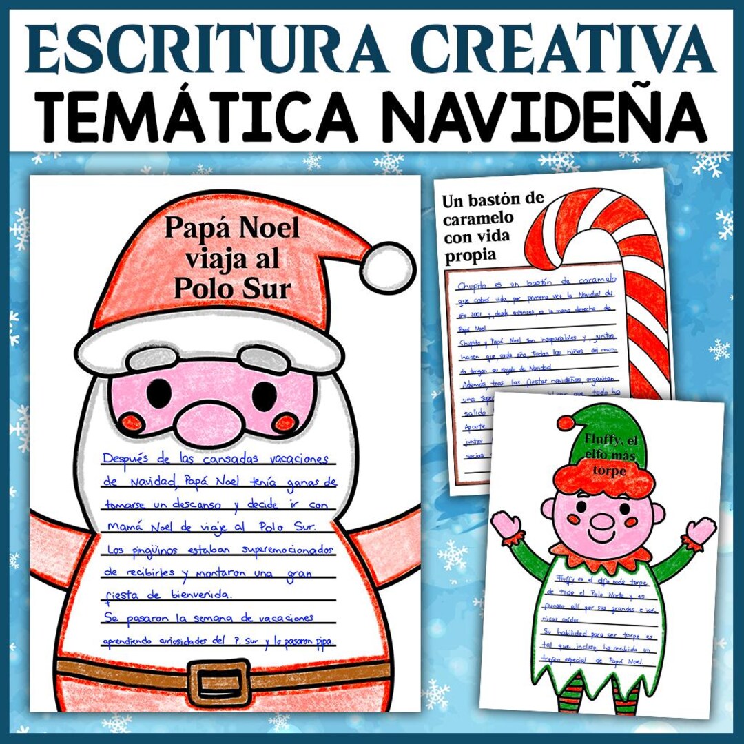 Spanish Christmas Writing Prompts | Creative Christmas Writing | Winter ...
