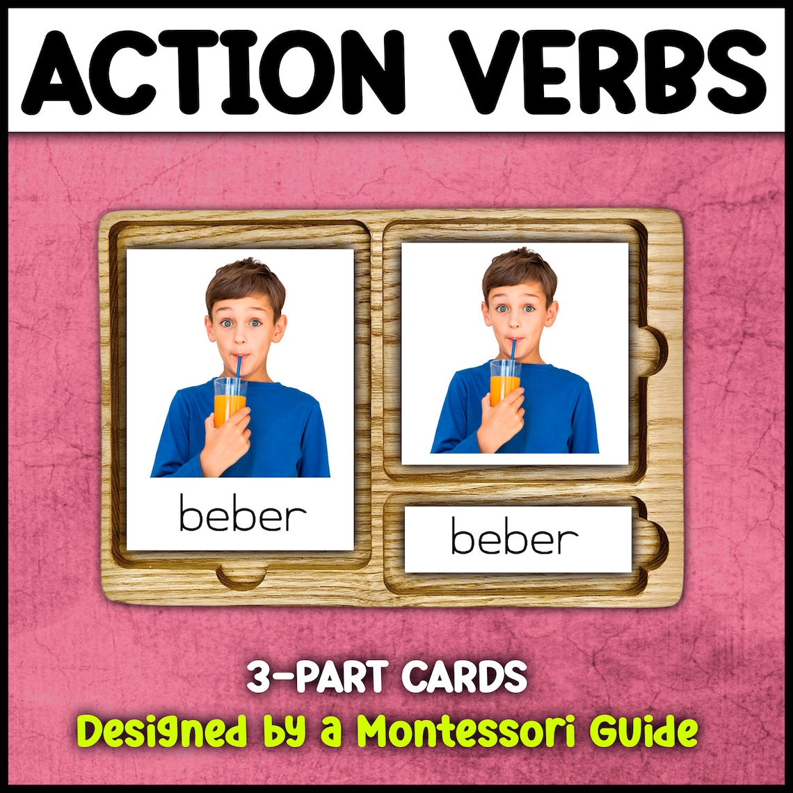 Action Verbs in SPANISH Flashcards | Action Verbs in SPANISH Flashcards ...