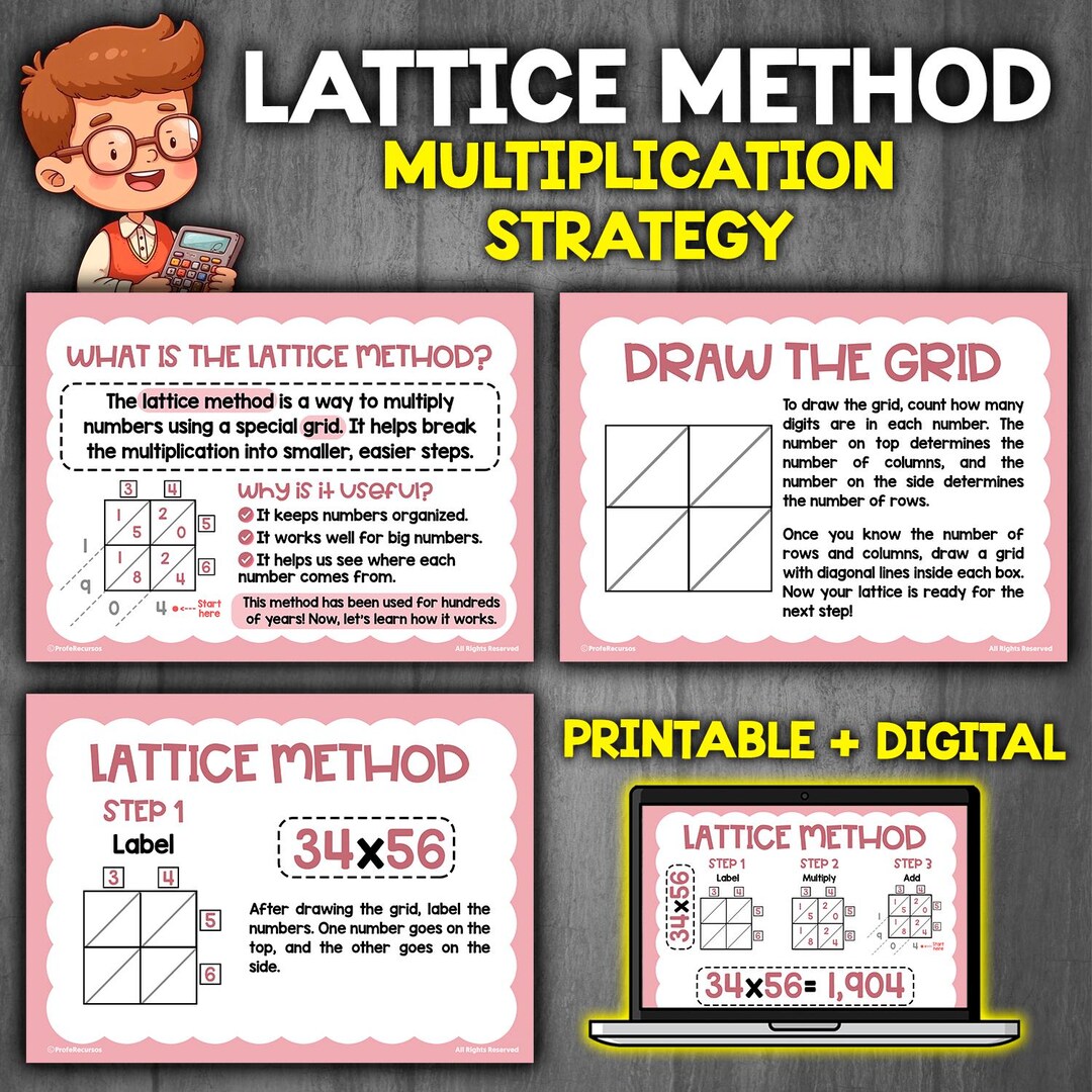 Lattice Method Strategy Multiplication Strategies What is ...