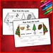 Christmas Tree Life Cycle Activity | Christmas Craft Activity | Cut ...