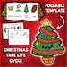 Christmas Tree Life Cycle Activity | Christmas Craft Activity | Cut ...
