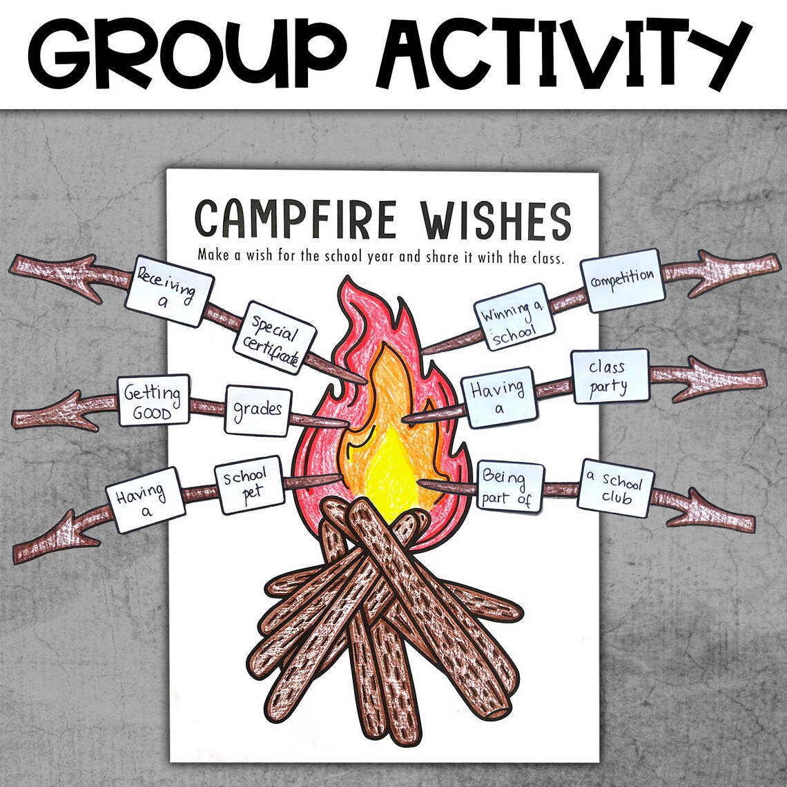 Back to School Group Activity | Collaborative Activity Poster | Themed ...