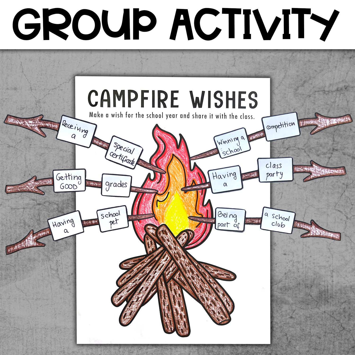 Back to School Group Activity | Collaborative Activity Poster | Themed ...