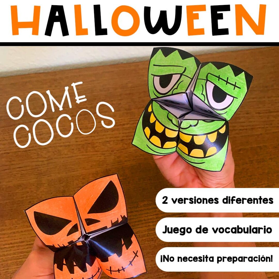 Spanish Halloween Activity | Spanish Halloween Vocabulary Activity ...
