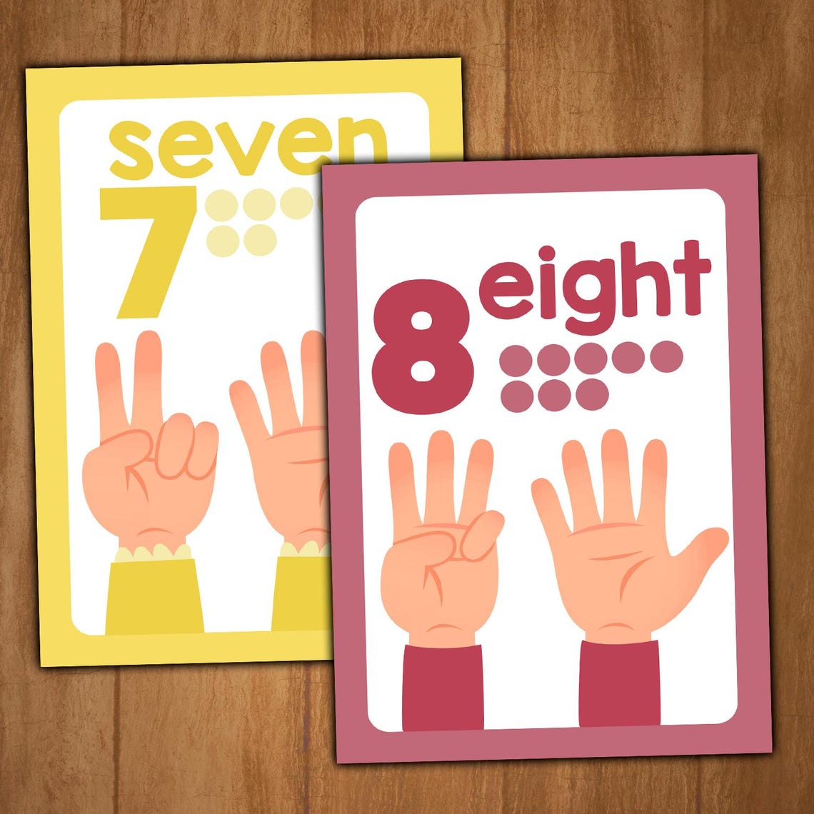Number Flashcards 1-10, Number Cards, Learn to Count, Numbers 1-10, Learning Numbers ...