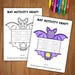 Bat Craft Activity Template | Bat Writing Activity | Bat Writing ...