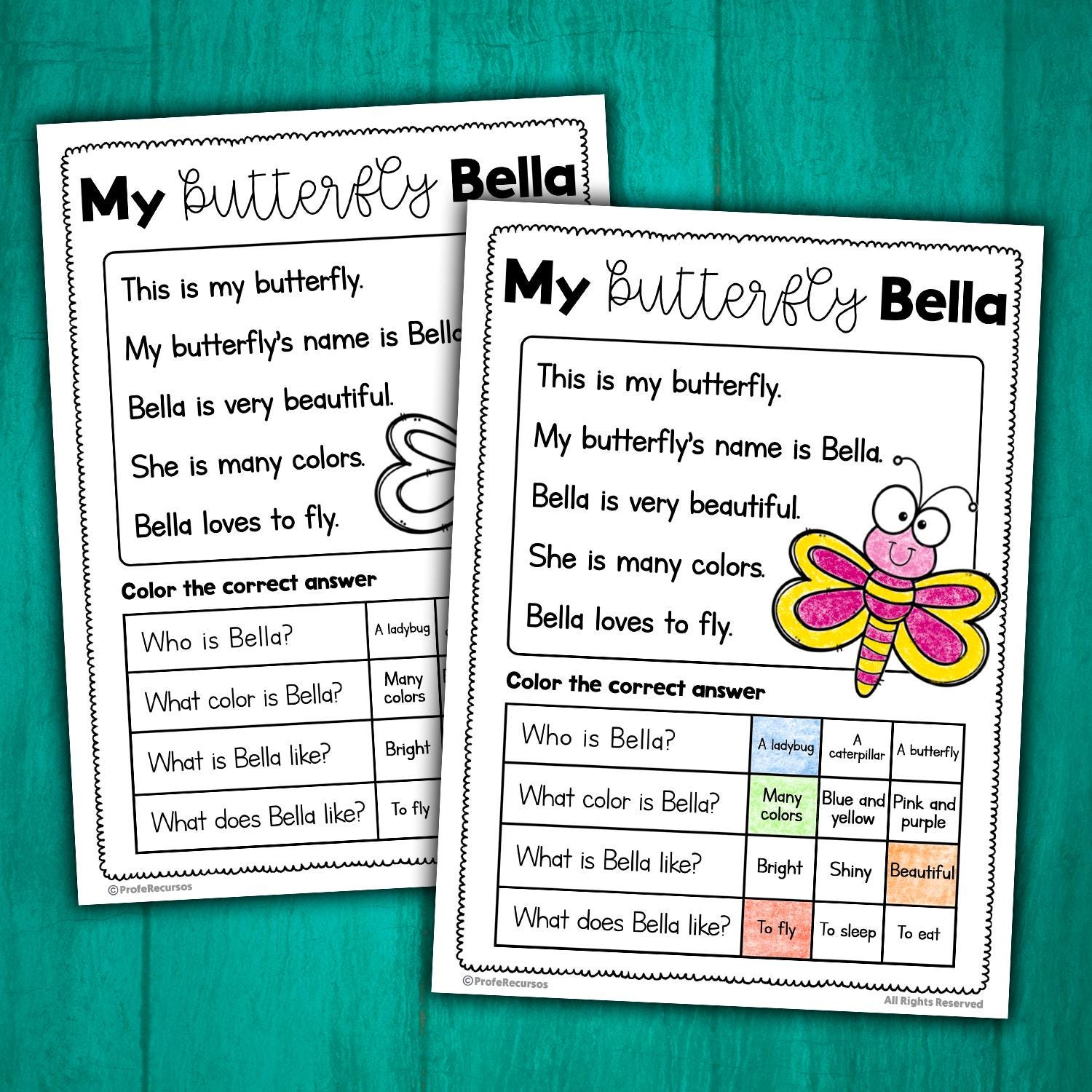First Grade Reading Comprehension Passages + Questions - Etsy