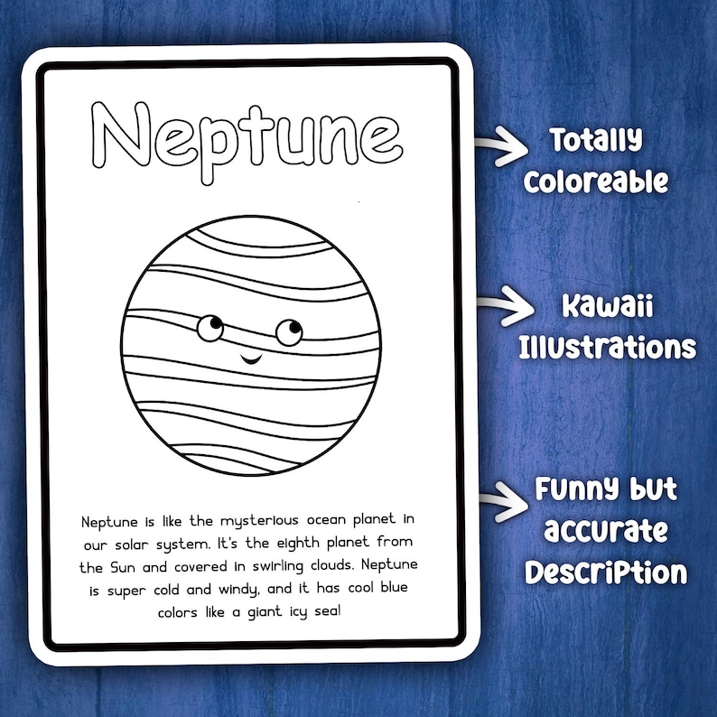 Solar System Planets Coloring Pages | Description and Facts About ...