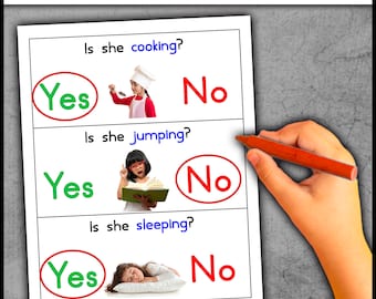 Action Verbs Worksheets Activities | Picture Cards for Autism | Special ...