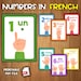 French Numbers Flashcards 1 to 10 | Numbers in French | Numbers Cards ...