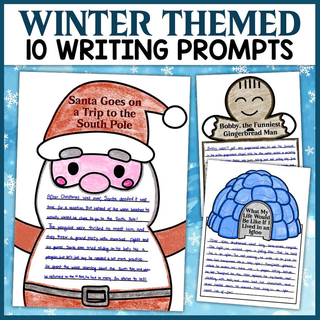 Creative Writing Activity for Kids Winter Writing Prompts Winter ...