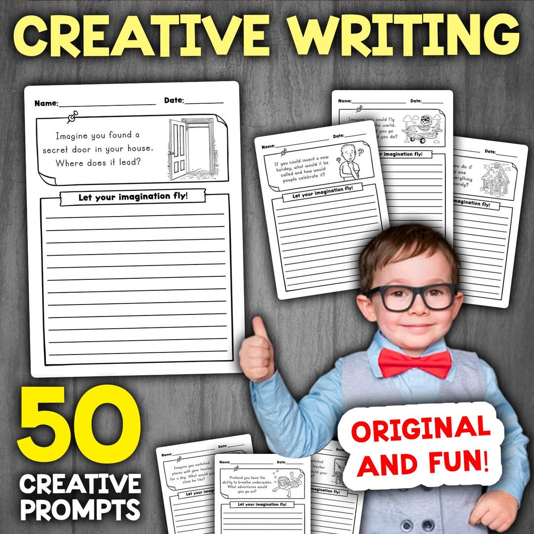 Creative Writing Prompts for Kids | Narrative Writing Prompts | Fun ...