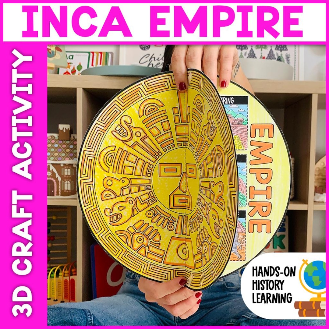 Inca Empire Project Craft Activity | 3D Craftivity | Ancient ...