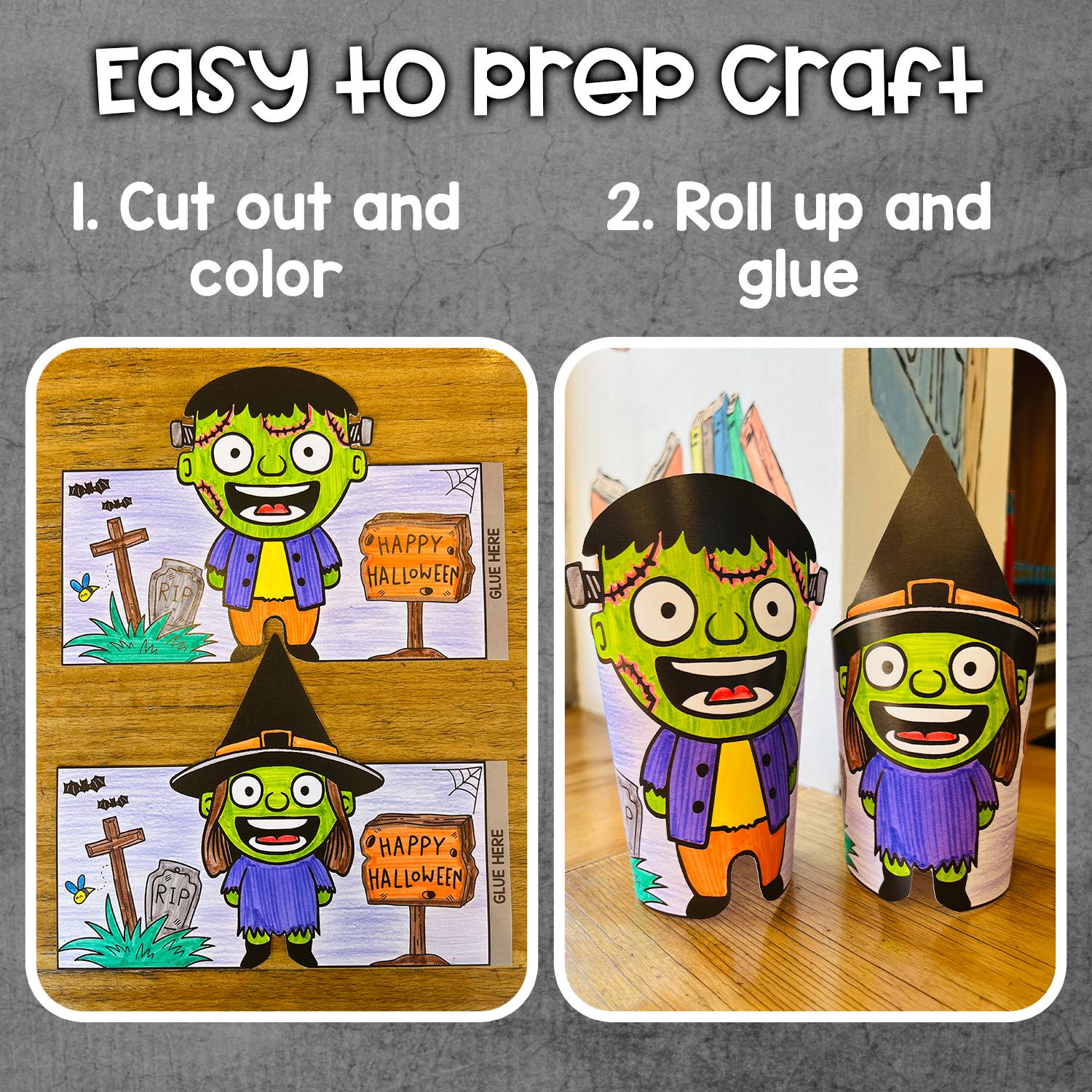 Halloween Craft Activity Easy to Prep Halloween Craft Kindergarten ...