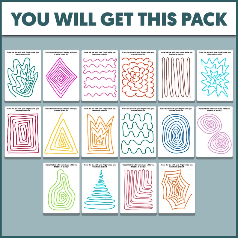 Calming Cards Classroom Calm Down Corner Calming Activities for ...