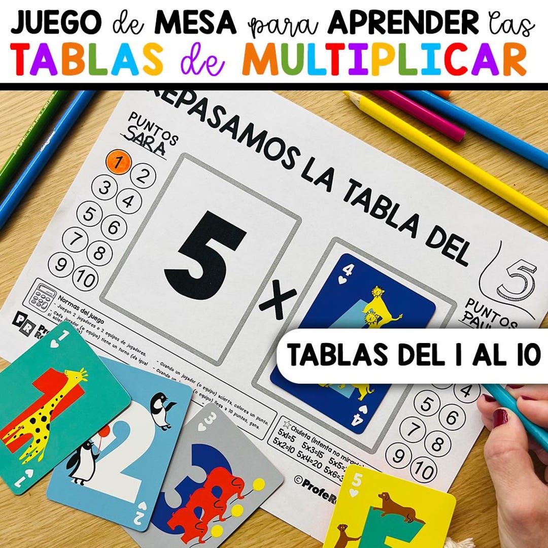 Spanish Times Tables Activity | Multiplication Tables Learning Activity ...