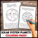 Solar System Planets Coloring Pages | Description and Facts About ...