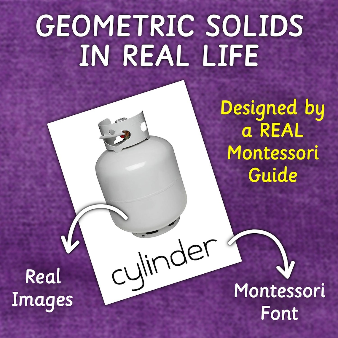 Geometric Solids in Real Life Objects | 3-part Montessori Cards ...