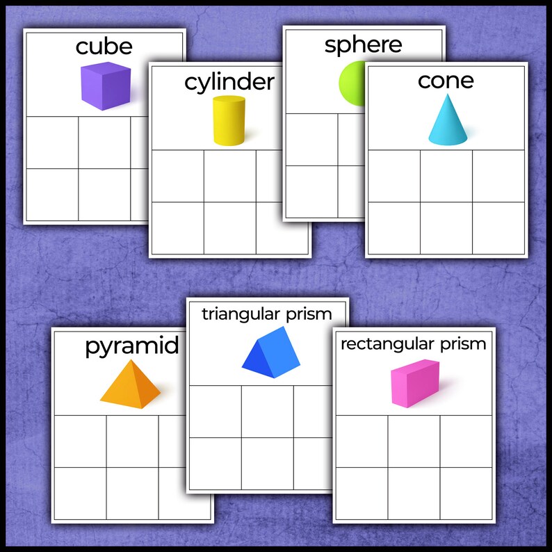 3D Geometric Solids and Shapes 3D Shapes Sorting Activity Shapes Flash ...
