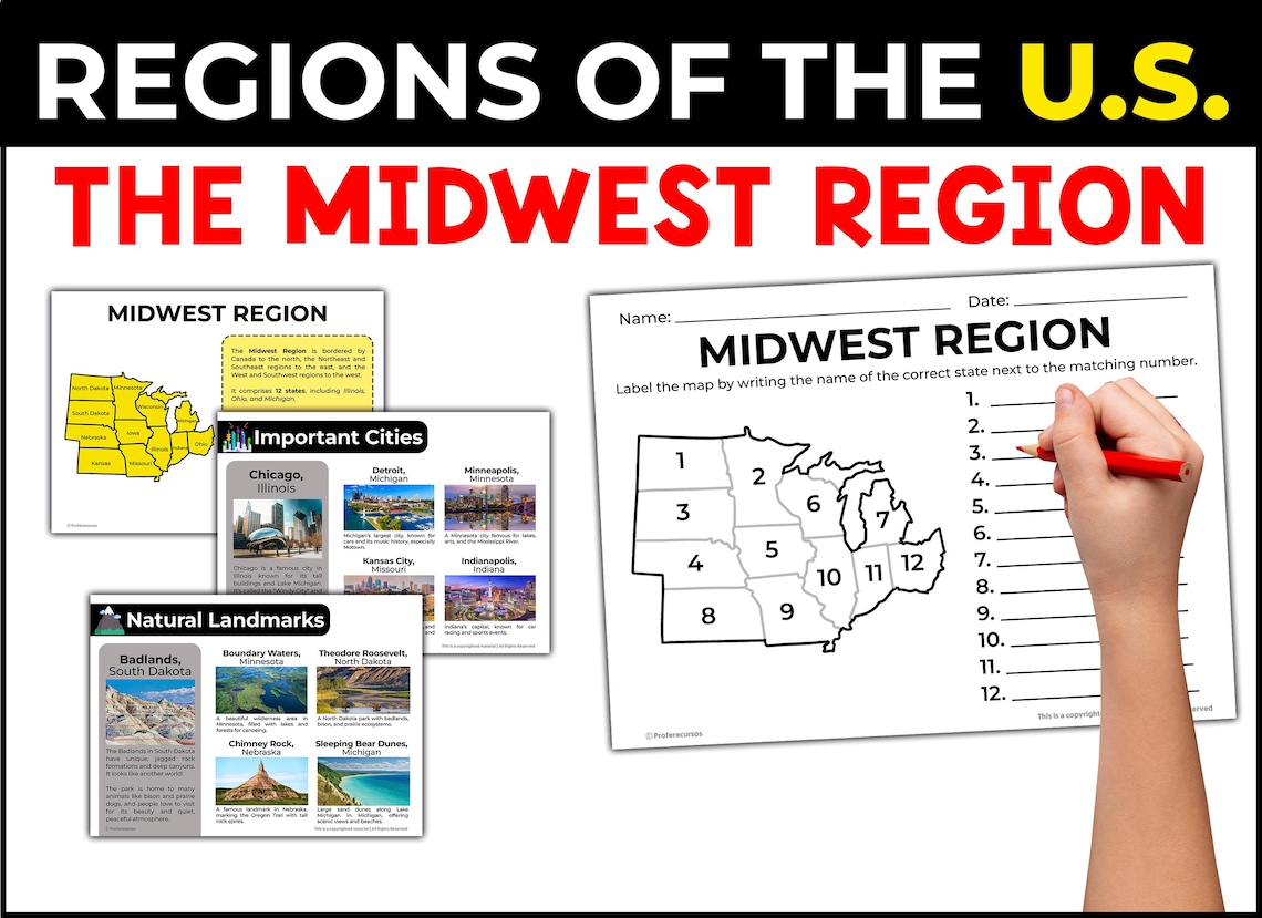 The Midwest Region | Regions of the US | Geography Regions of the ...