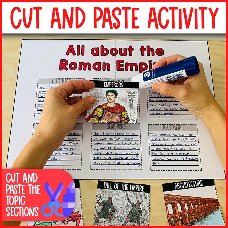Roman Empire Project Activity | Colosseum 3D Craftivity | Ancient ...
