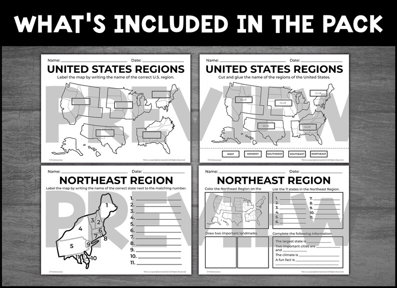 Northeast Region | Regions of the US | Geography 5 Regions of the ...