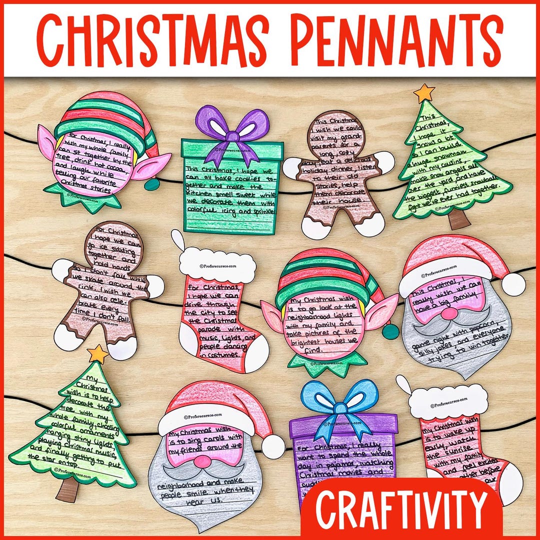 Christmas Craft Activity | Creative Writing Prompts | Xmas Activities ...