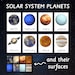 Solar System 3 Part Cards Solar System Planets Cards Solar System Real ...