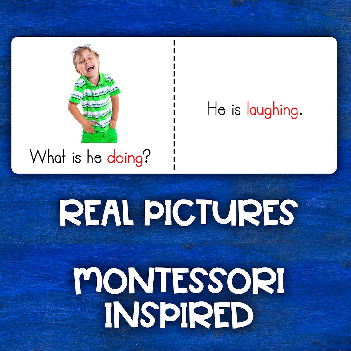 Present Continuous Matching Cards Game Action Verbs Cards Game ESL ELA ...