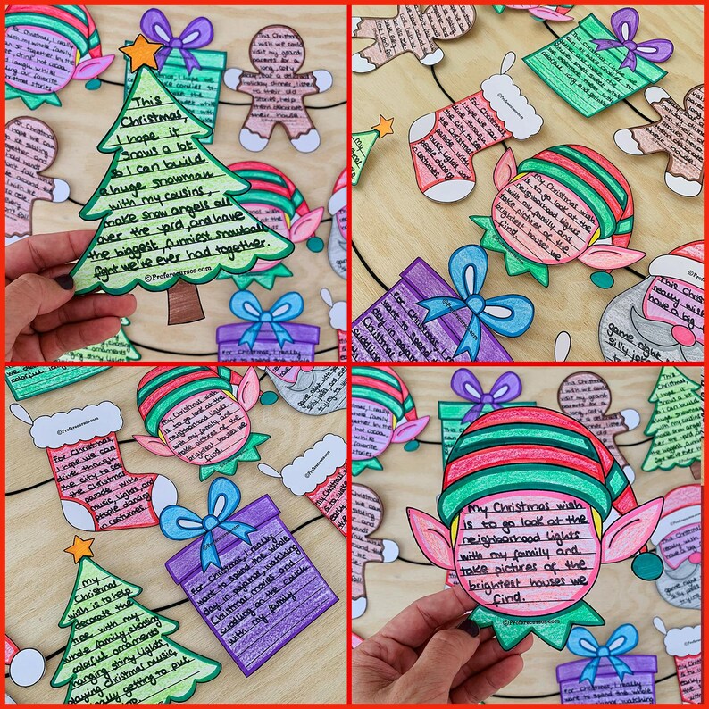Christmas Craft Activity | Creative Writing Prompts | Xmas Activities ...