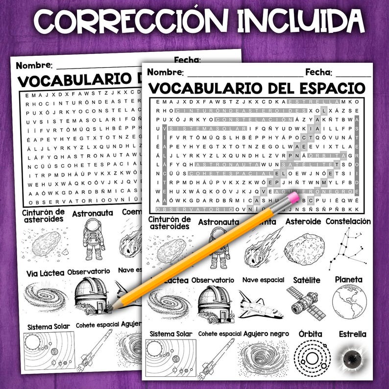 Spanish Solar System & Planets Word Search | the Solar System and ...