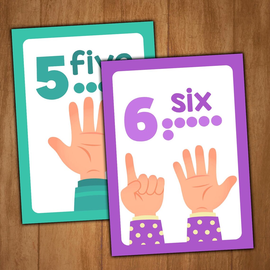 Number Flashcards 1-10, Number Cards, Learn to Count, Numbers 1-10, Learning Numbers ...