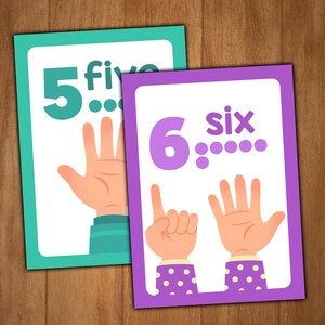 Number Flashcards 1-10, Number Cards, Learn to Count, Numbers 1-10 ...