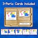 Oceans of the World Oceans Montessori 3-part Cards 5 Oceans Flashcards ...