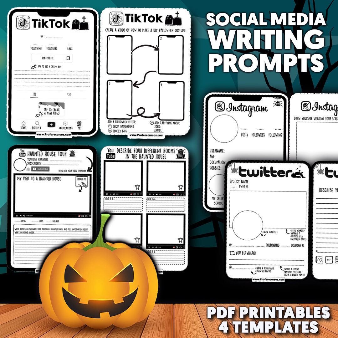 Halloween Printable, Halloween Activities, Halloween Writing Prompts ...