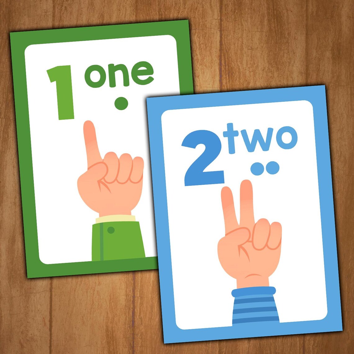 Number Flashcards 1-10, Number Cards, Learn to Count, Numbers 1-10, Learning Numbers ...