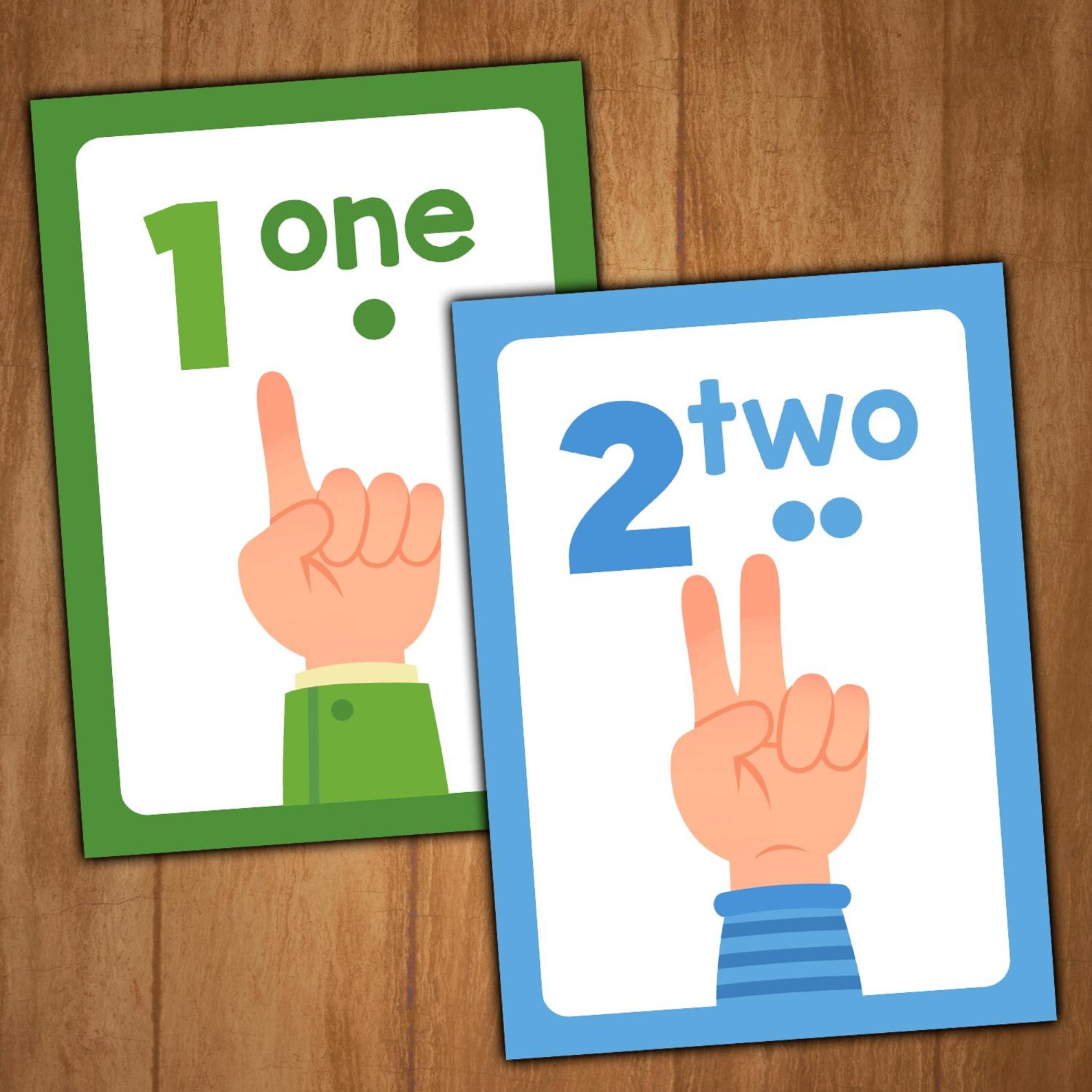 Number Flashcards 1-10, Number Cards, Learn to Count, Numbers 1-10 ...