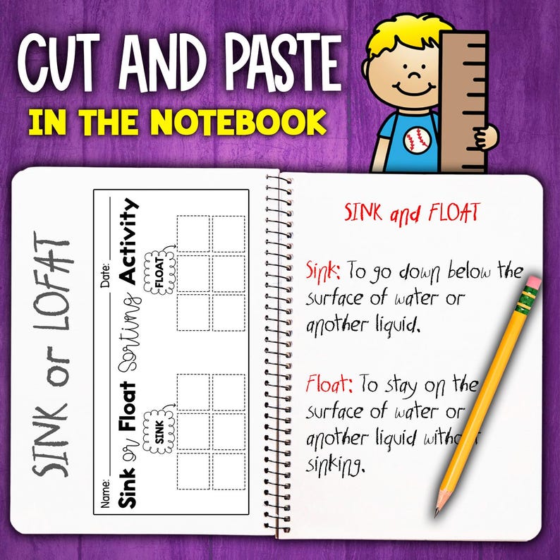 Sink or Float Sorting Activity | Sink or Float Worksheet | Interactive Notebook - Etsy