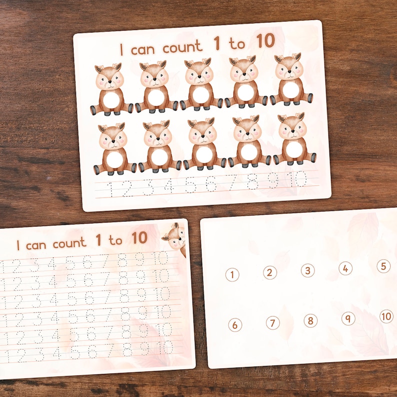 Counting 1 to 10 Worksheet | Writing Numbers From 1 to 10 Activity ...