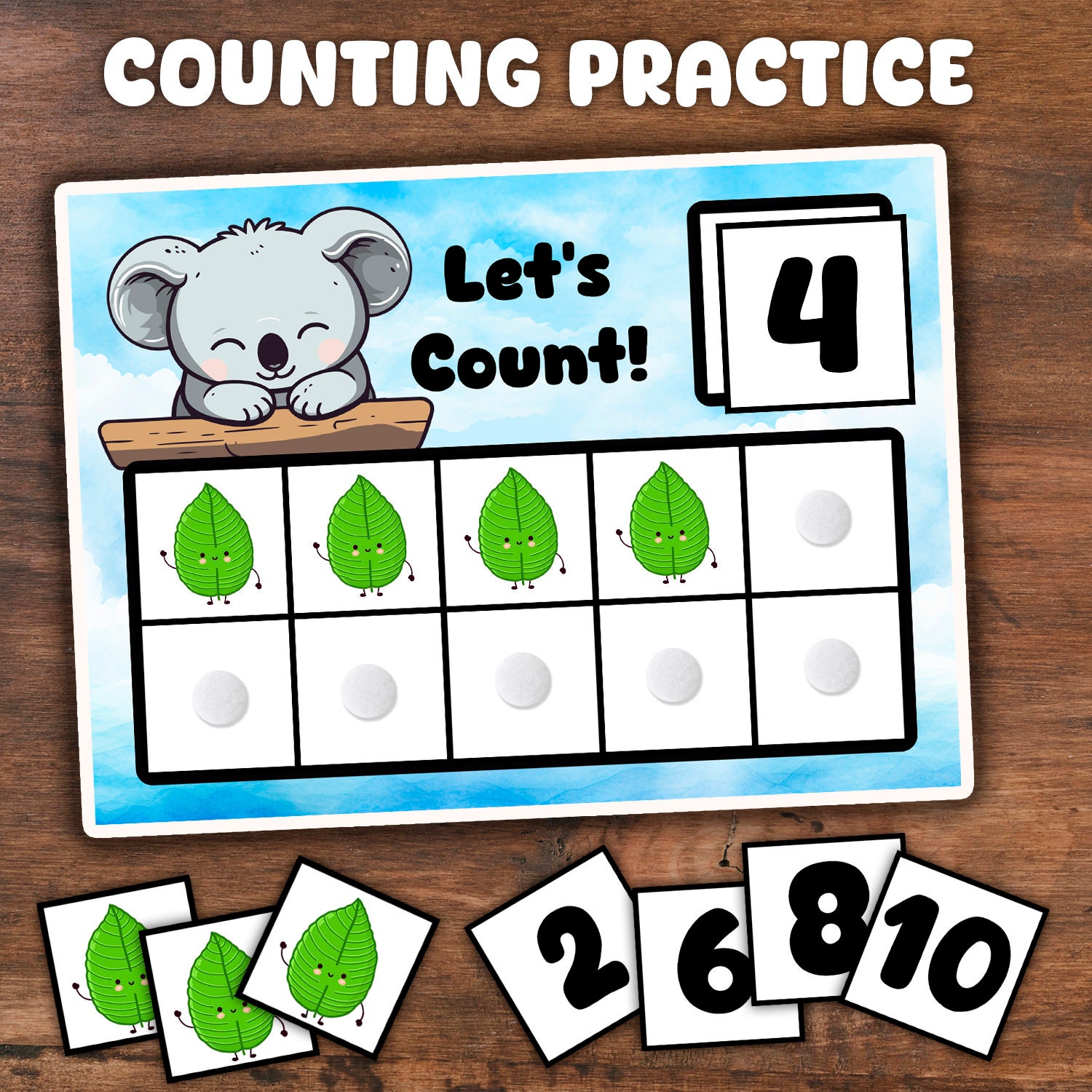 Numbers 1 to 10 | Counting and Matching Activity | Printable Montessori ...