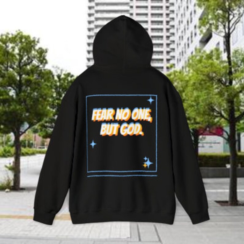 Fear No One but God HOODIE Religious Streetwear Christian Hoodies - Etsy