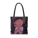 Black Girl Baddie Tote Bag AOP Black Cartoon Characters Baddie ...