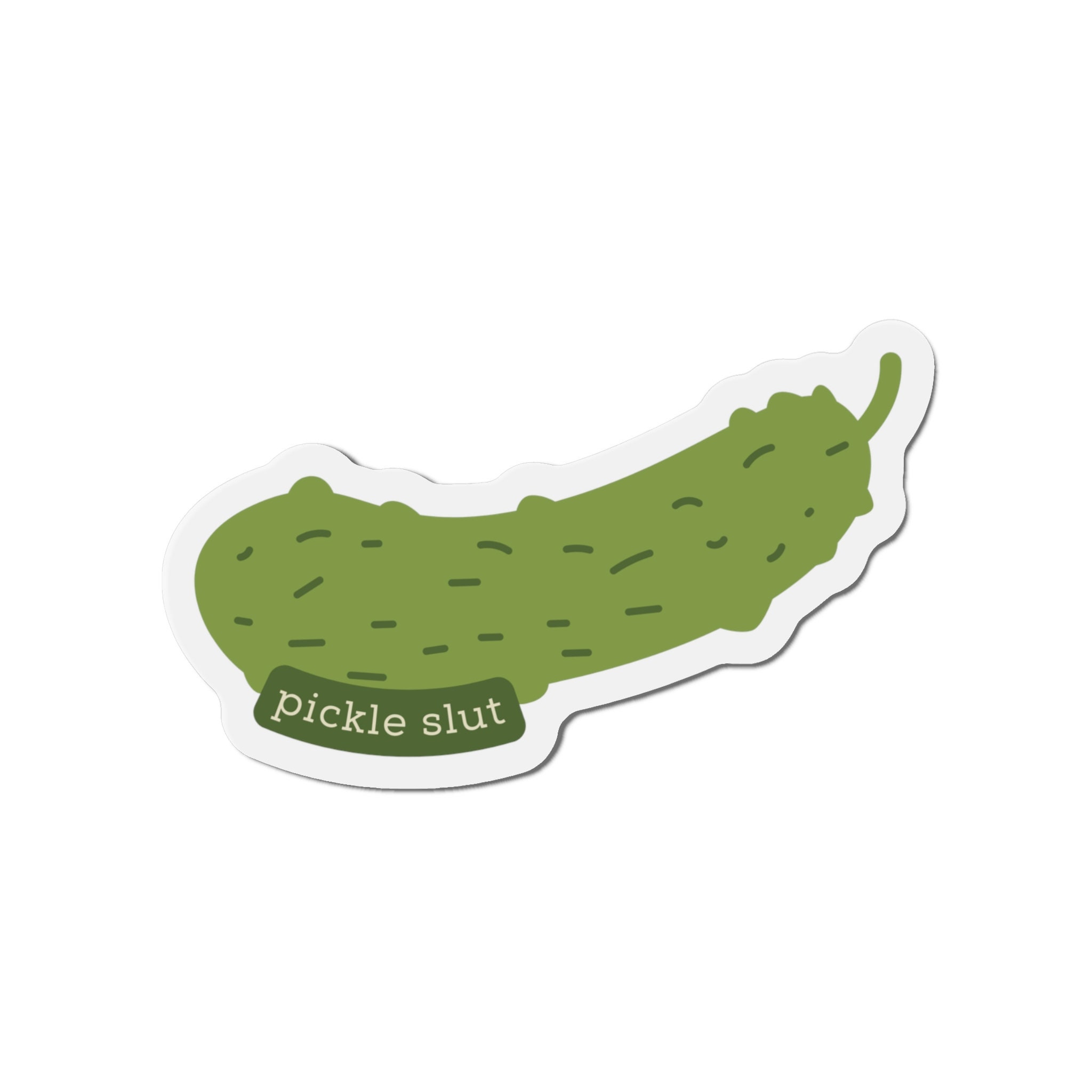 Pickle Love Die-cut Magnet Funny Gift Idea White Elephant - Etsy