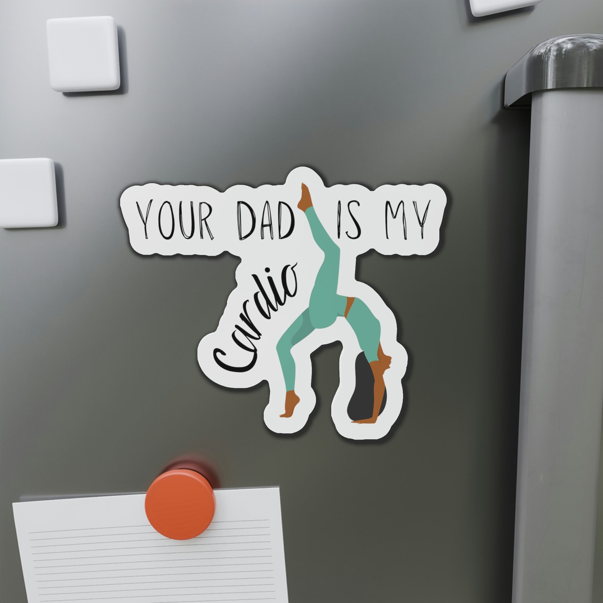 Cardio Dad Magnet, Funny Gift, Fridge Magnet, Funny Magnet ...
