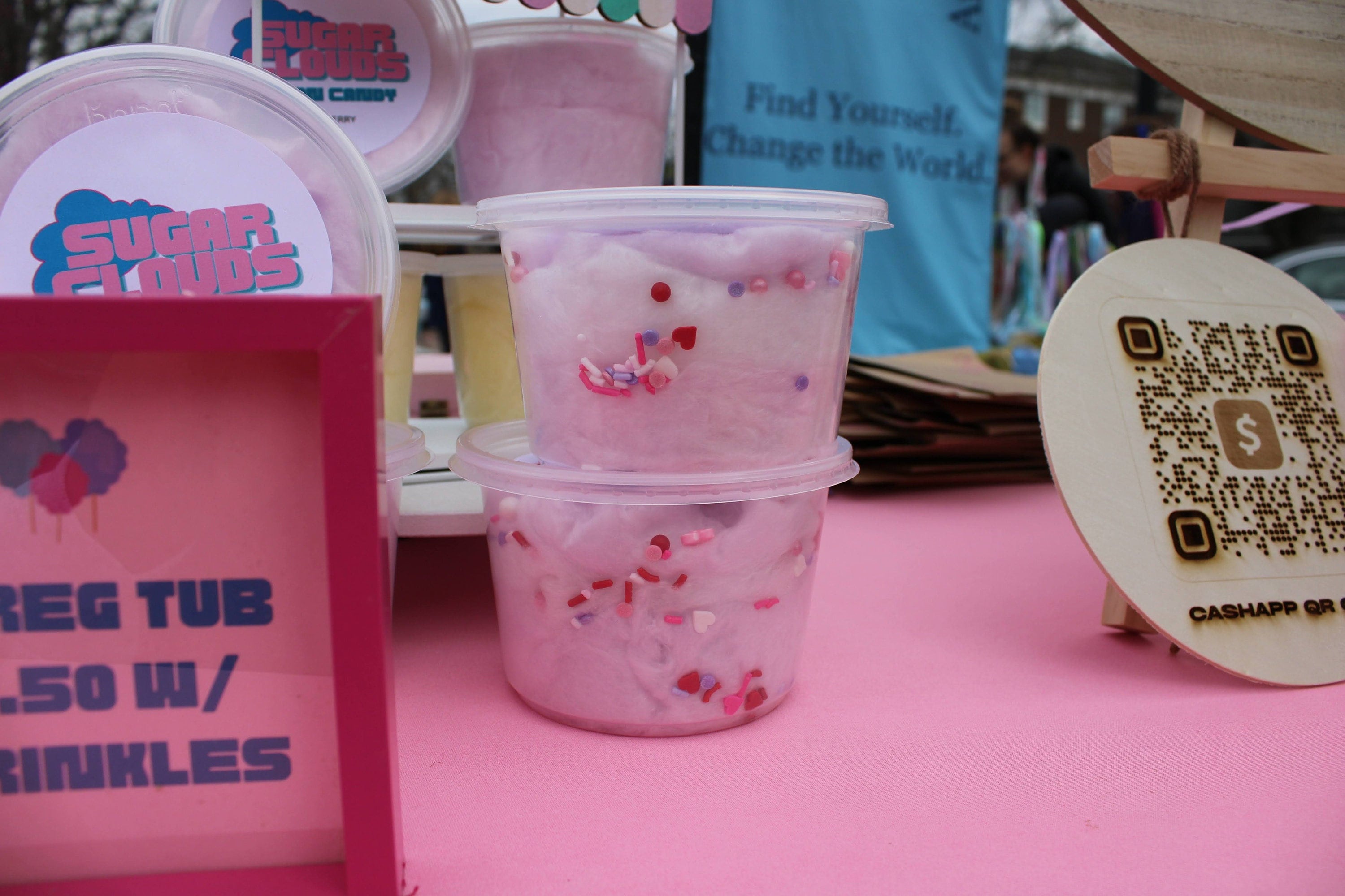 Handspun Cotton Candy-cotton Candy Tubs-made to Order-candy Floss ...