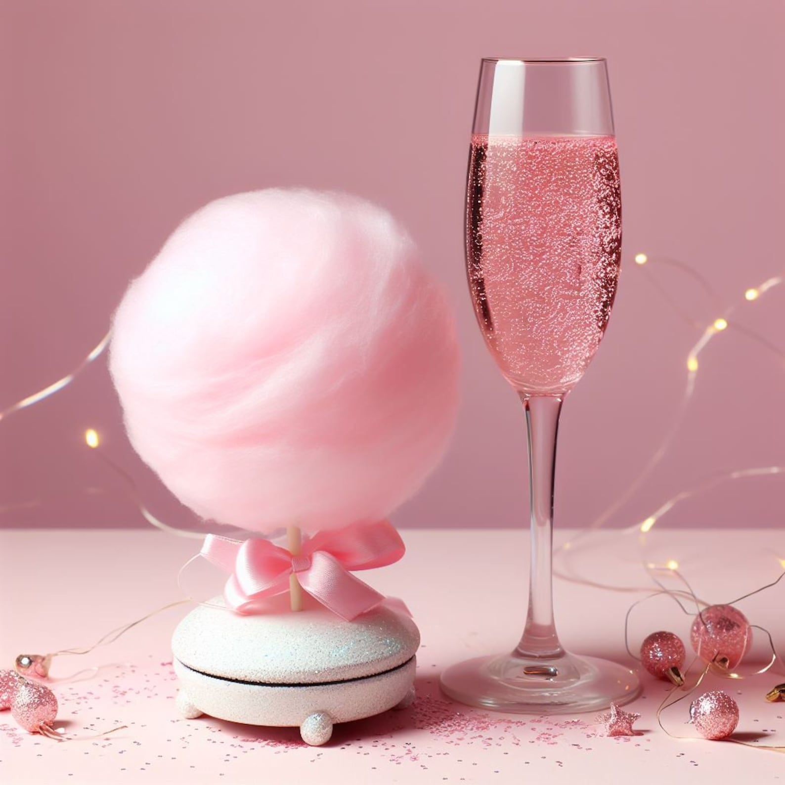 Cotton Candy Sparkle Bomb-handspun Cotton Candy-made to Order-candy ...